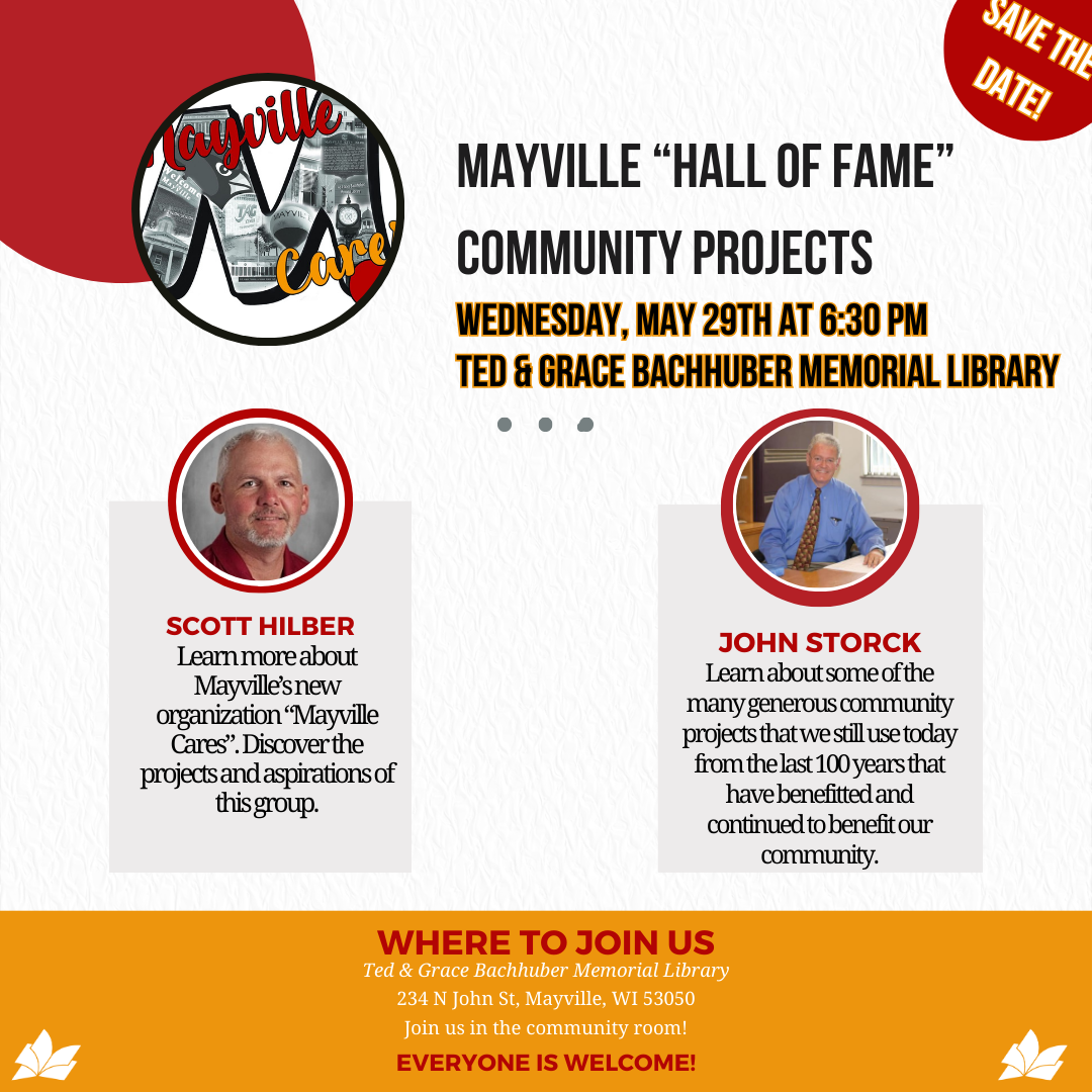Ted & Grace Bachhuber Memorial Library | 234 N. John St, Mayville, WI ...